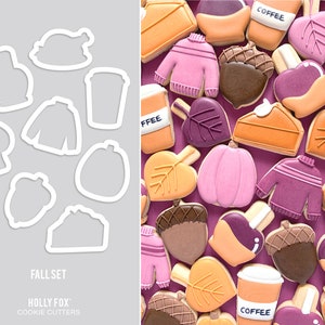 Fall Cookie Cutters Set of 8 - Etsy
