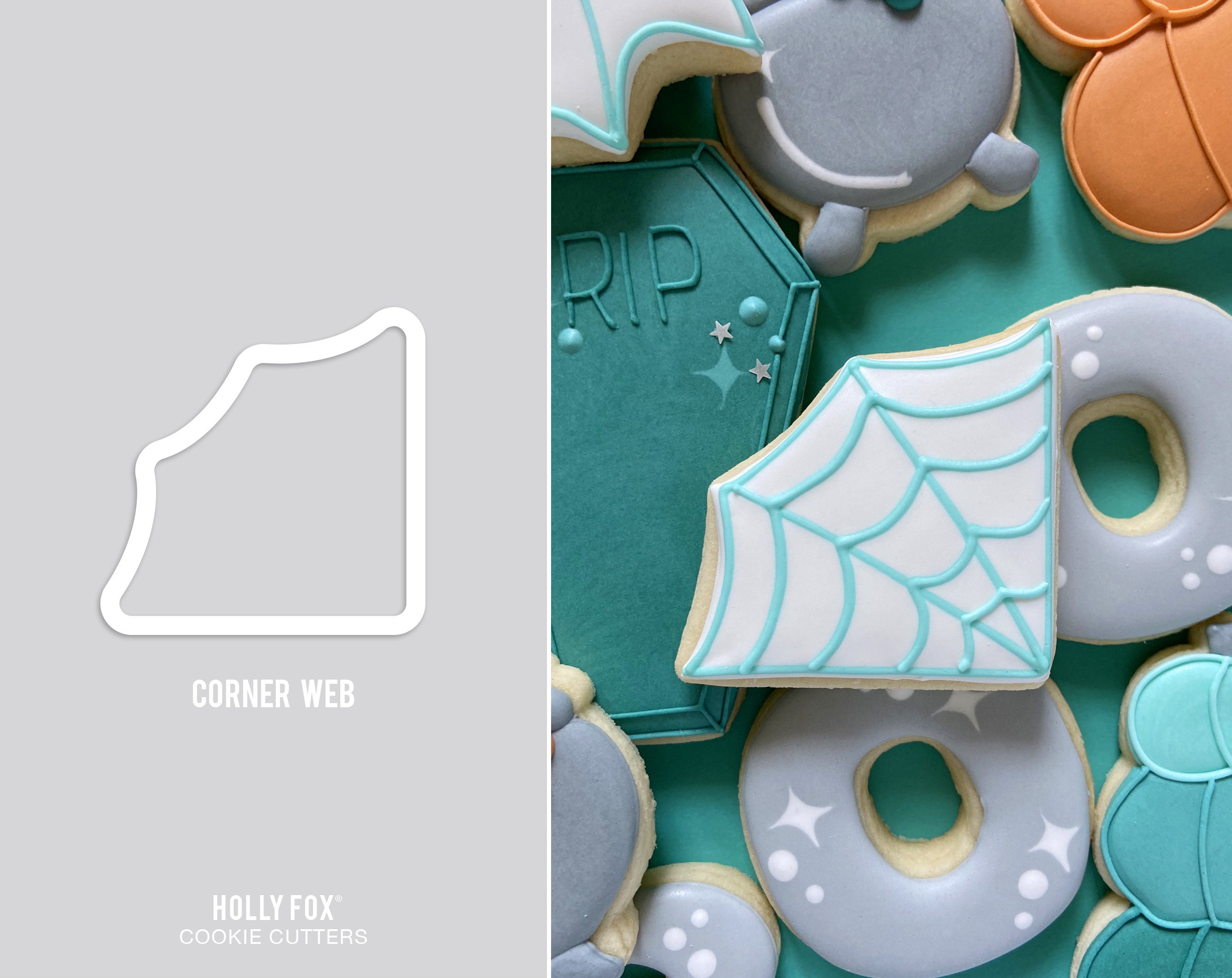 Corner Web Cookie Cutter - Etsy