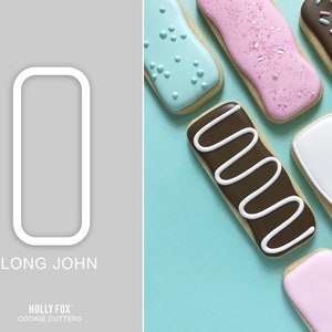 Long John Donut Cookie Cutter - Etsy