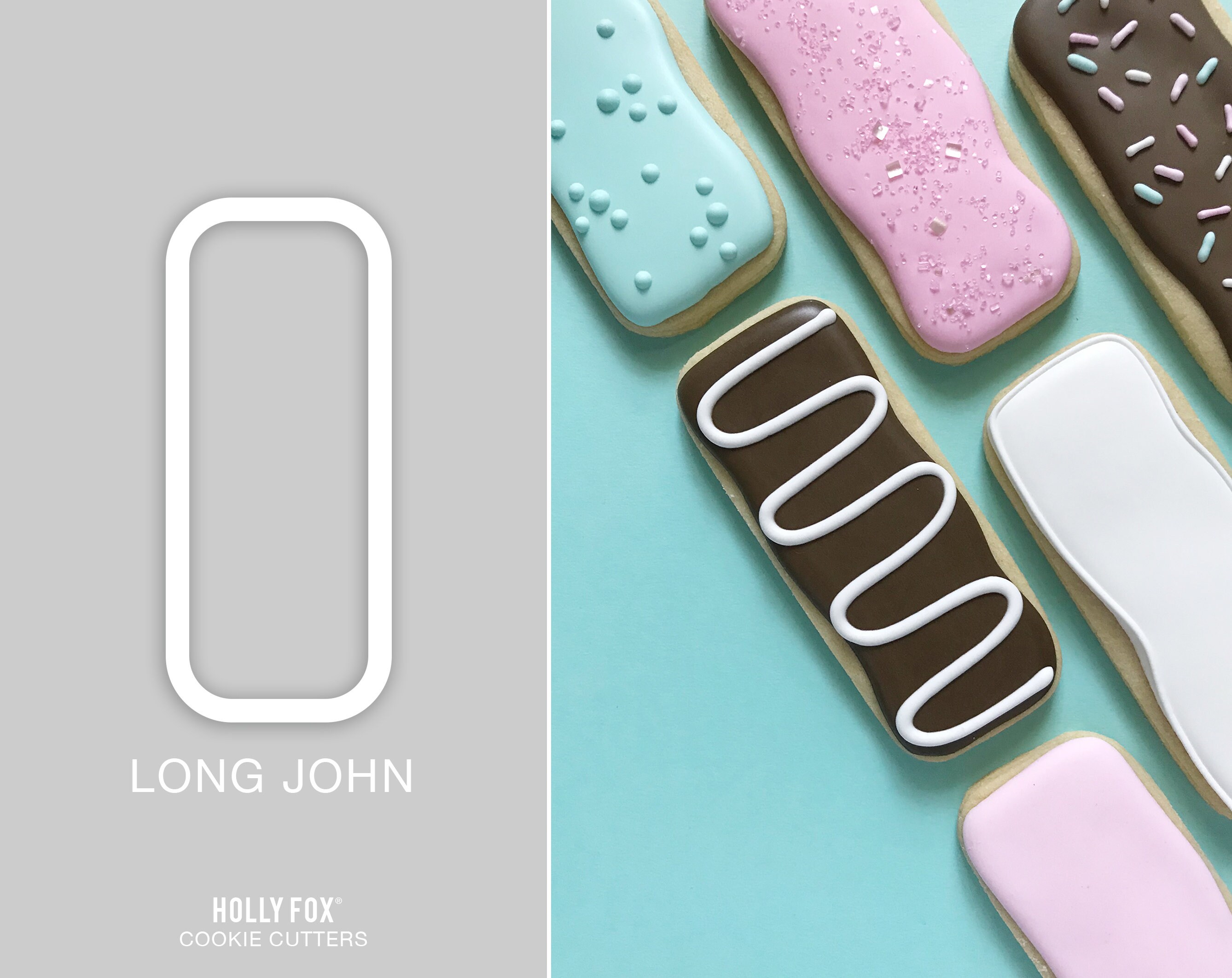 Long John Donut Cookie Cutter - Etsy