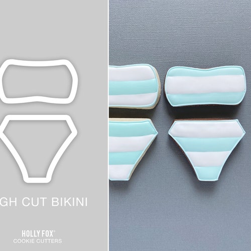 Lingerie or Bikini Cookie Cutters Set of 2 - Etsy