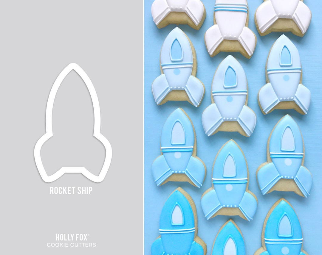 Rocket Ship Cookie Cutter - Etsy
