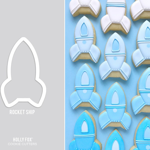 Rocket Ship Cookie Cutter - Etsy