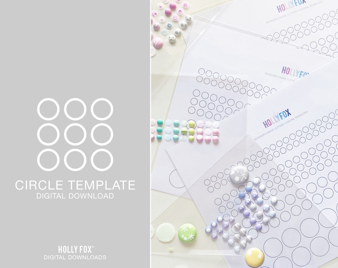 Circle Template • INSTANT DIGITAL DOWNLOAD - Etsy