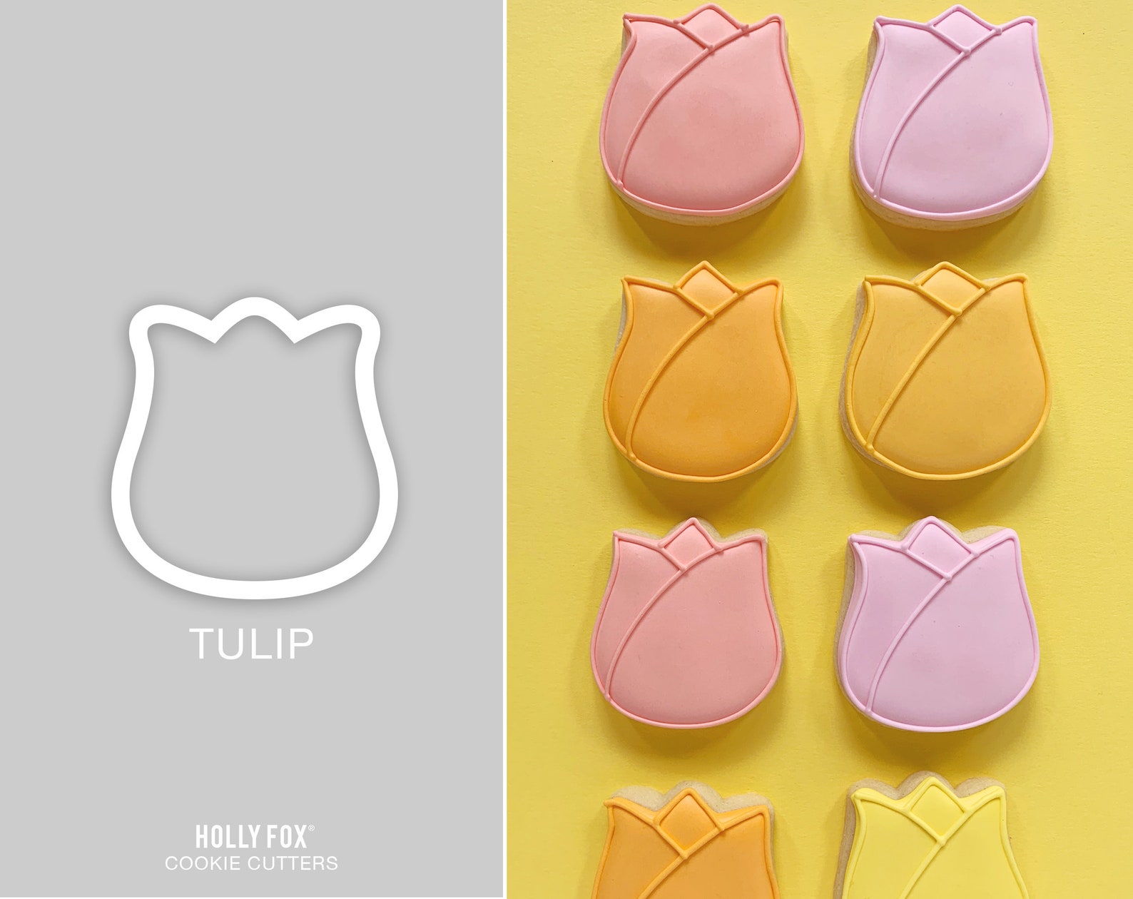 Tulip Cookie Cutter | Etsy