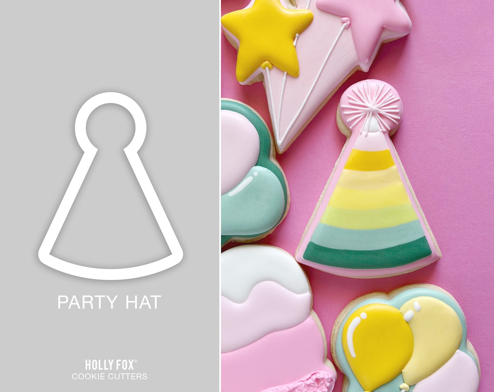 Party Hat Cookie Cutter - Etsy