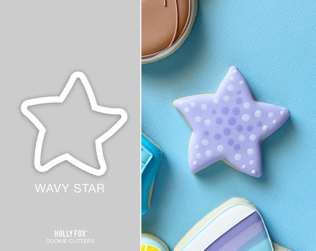 Wavy Star Cookie Cutter - Etsy