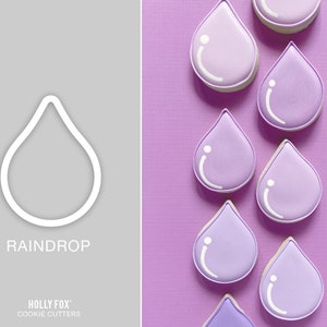 Raindrop Cookie Cutter - Etsy
