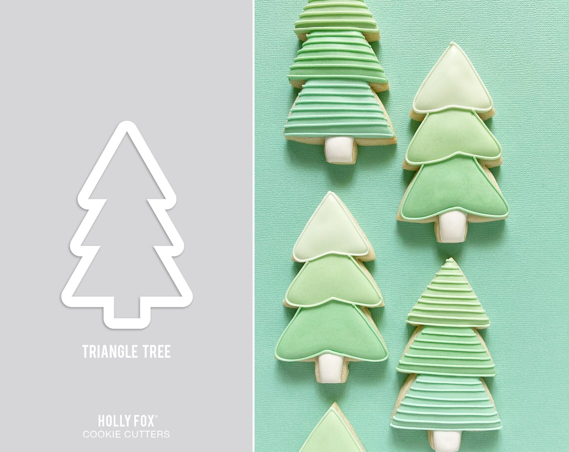 Triangle Tree Cookie Cutter - Etsy