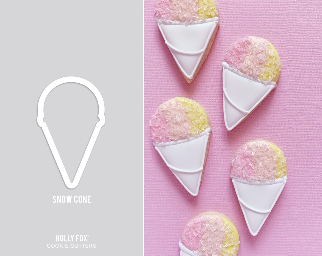 Snow Cone Cookie Cutter - Etsy