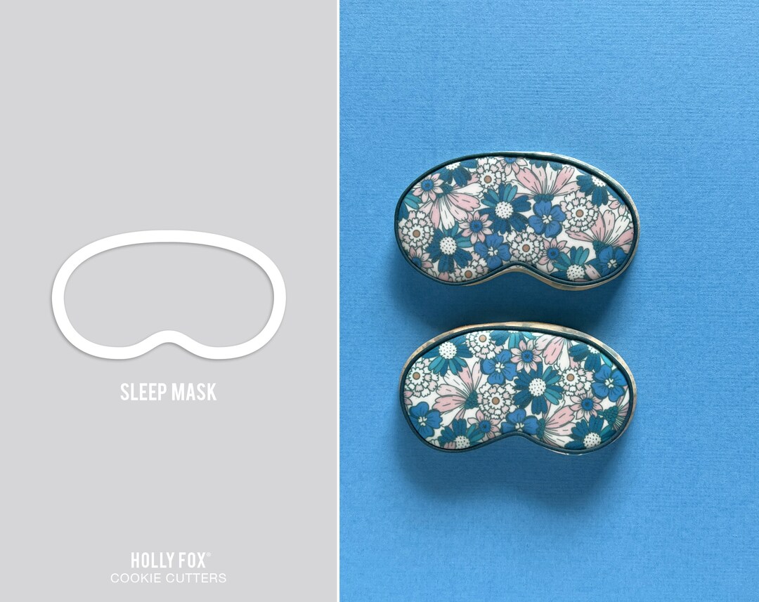 Sleep Mask, Eye Mask Cookie Cutter - Etsy