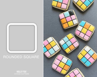 Multi Square Cookie Cutter and Fondant Cutter and Clay Cutter - Etsy