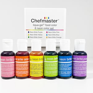 Food Color Gel, Chefmaster Liqua-gel - Sets Available - Etsy