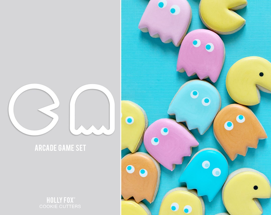 Arcade Game Cookie Cutters - Set of 2 - Etsy