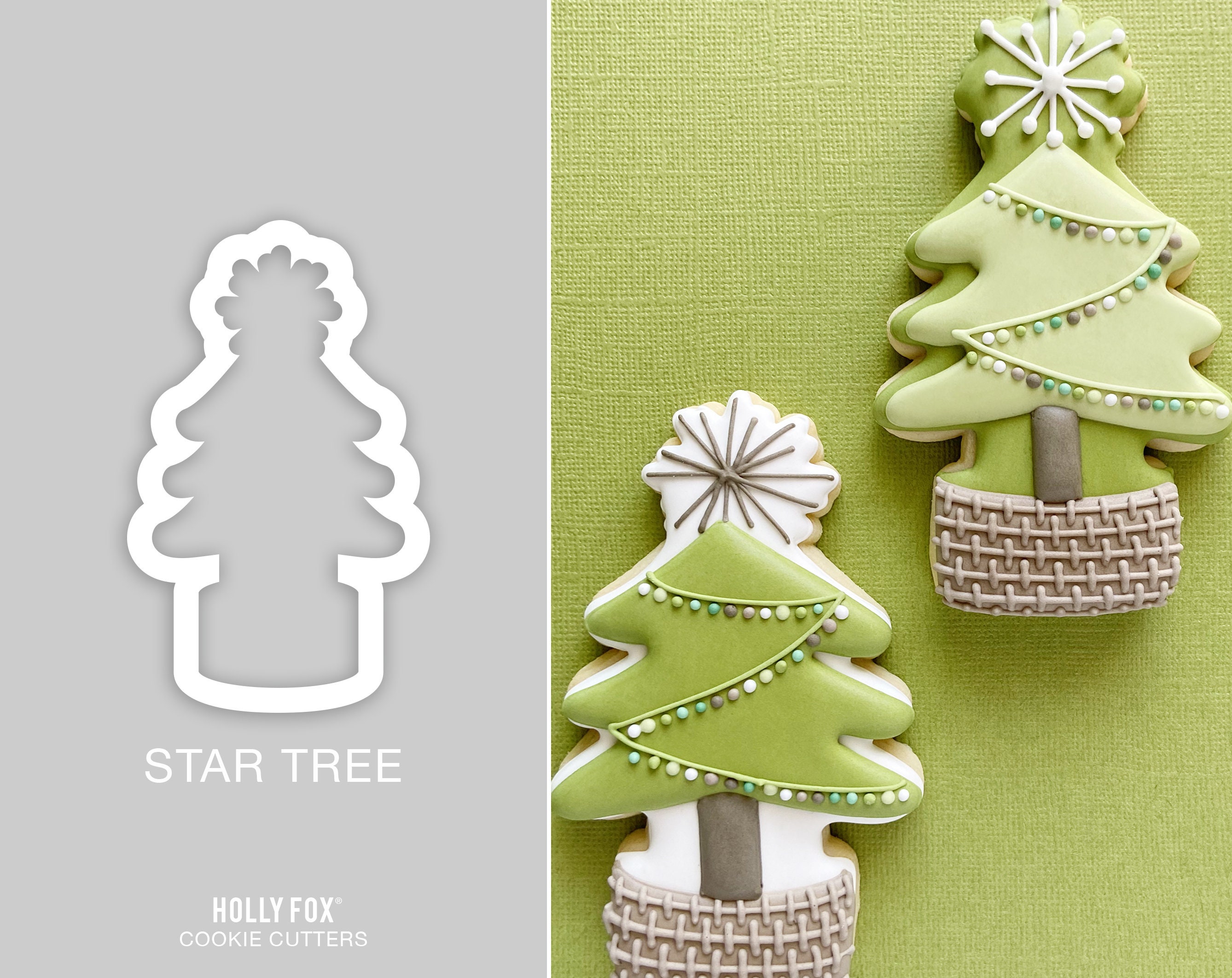 Star Tree Cookie Cutter - Etsy