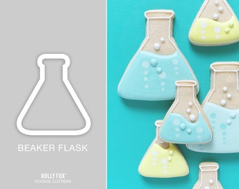 Chemistry Flask Cookie Cutter Fast Shipping Sharp Edges - Etsy