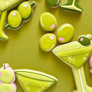 Martini With Olive Cookie Cutter - Etsy