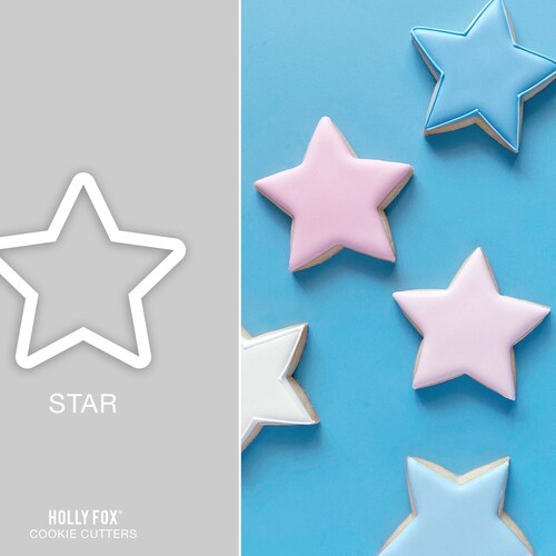 Rounded Star Cookie Cutter - Etsy