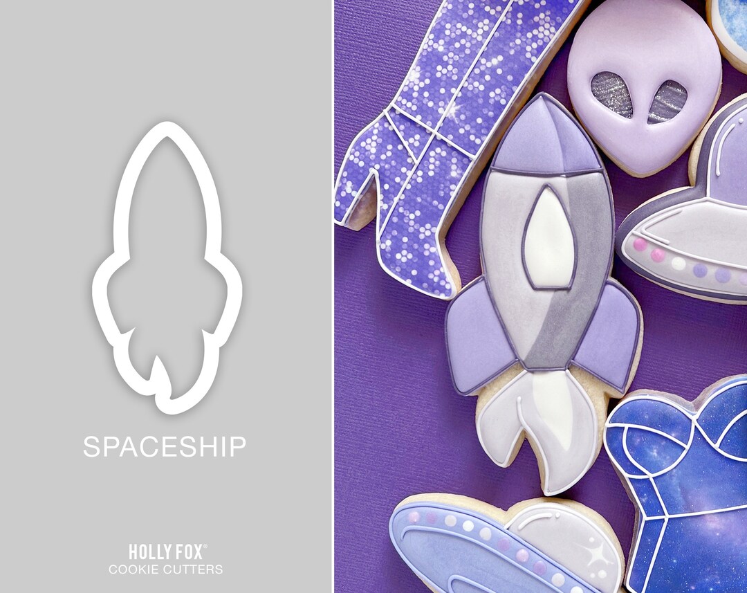 Spaceship/ Rocket Cookie Cutter - Etsy