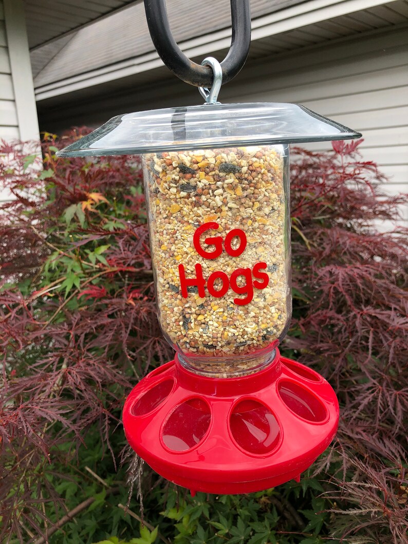 Arkansas Razorbacks Wild Bird Feeder - Etsy