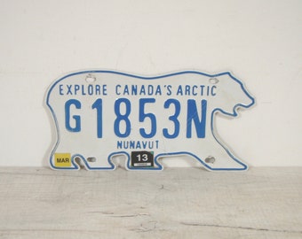 Polar Bear License Plate - Etsy