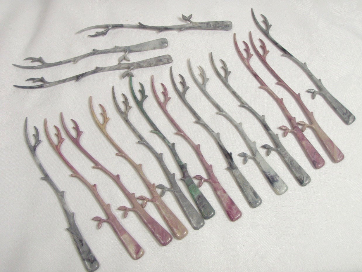 Lot of 16 Vintage 1960s Era Stick Shaped Swizzle Cocktail Stir | Etsy