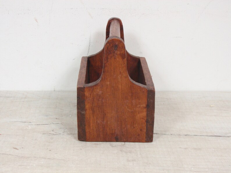 Vintage Handmade Wooden Tea Caddy Bilingual the FREE - Etsy