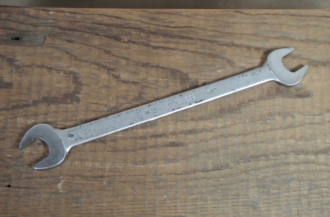 Vintage Thorsen 2320 Open End Combination Wrench 11/16 5/8- Made in USA ...