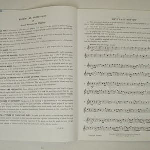 Vintage Music Book - Rubank Intermediate Method Saxophone by J.E ...