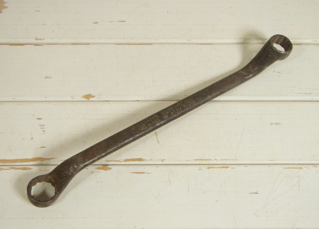 Vintage Williams Superrench 8029 Double Box End Offset 25/32 11/16 12 ...