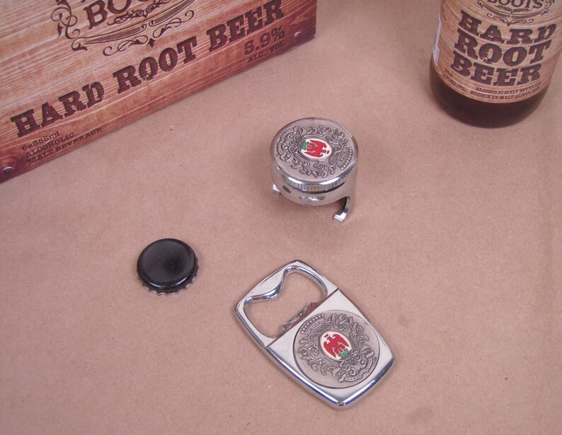 Vintage City of Nice Coat of Arms Bottle Opener & Recapper Set - Etsy