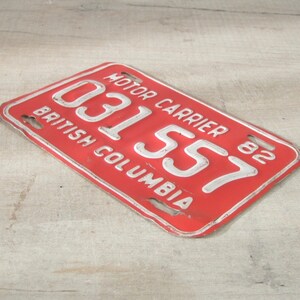 Vintage 1982 British Columbia License Plate BC Canadian Licence Plate ...