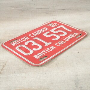 Vintage 1982 British Columbia License Plate BC Canadian Licence Plate ...