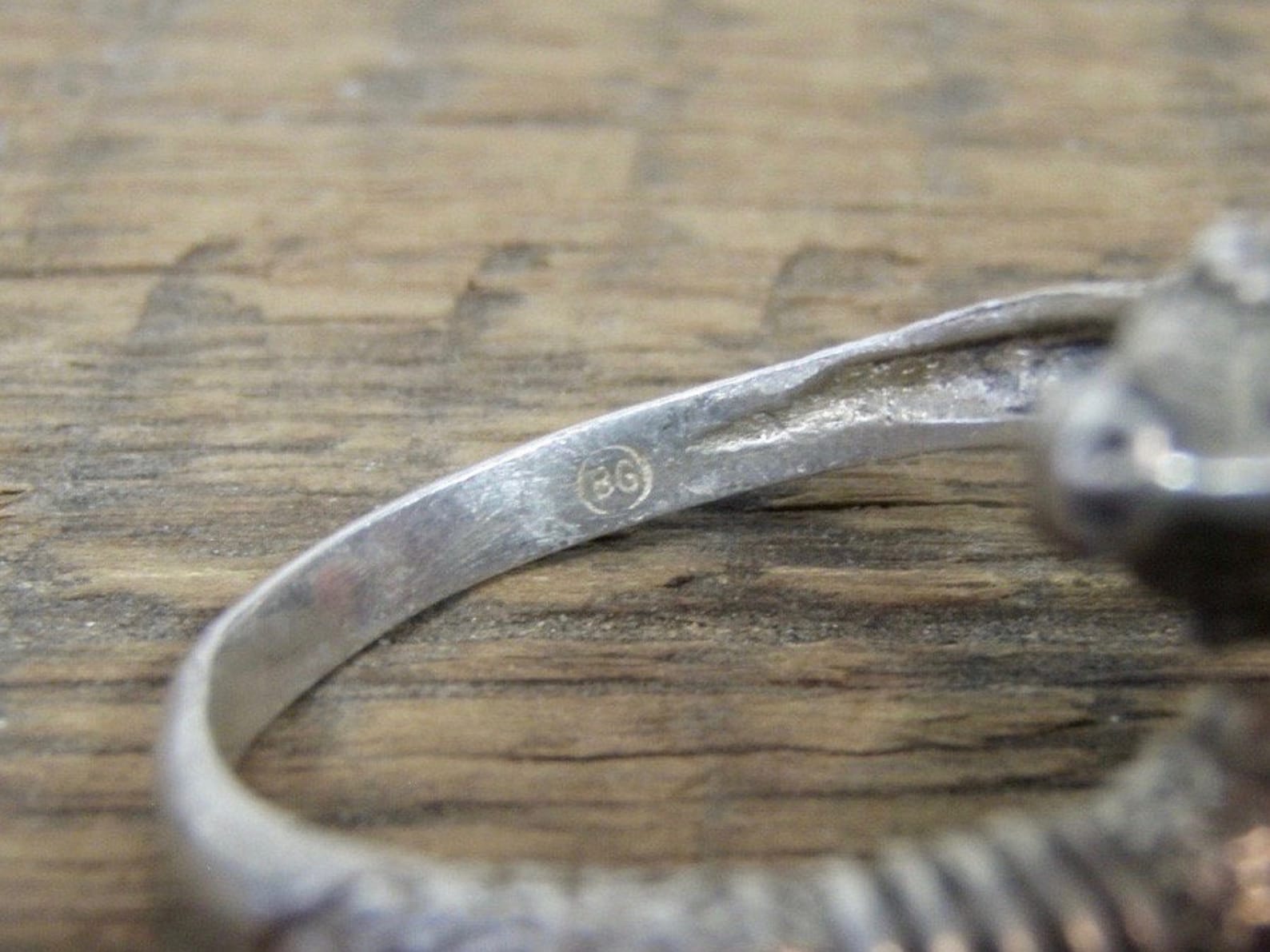 Vintage Sterling Silver Double Rams Head Ring Size 7 1/4 - 8 1/2 ...