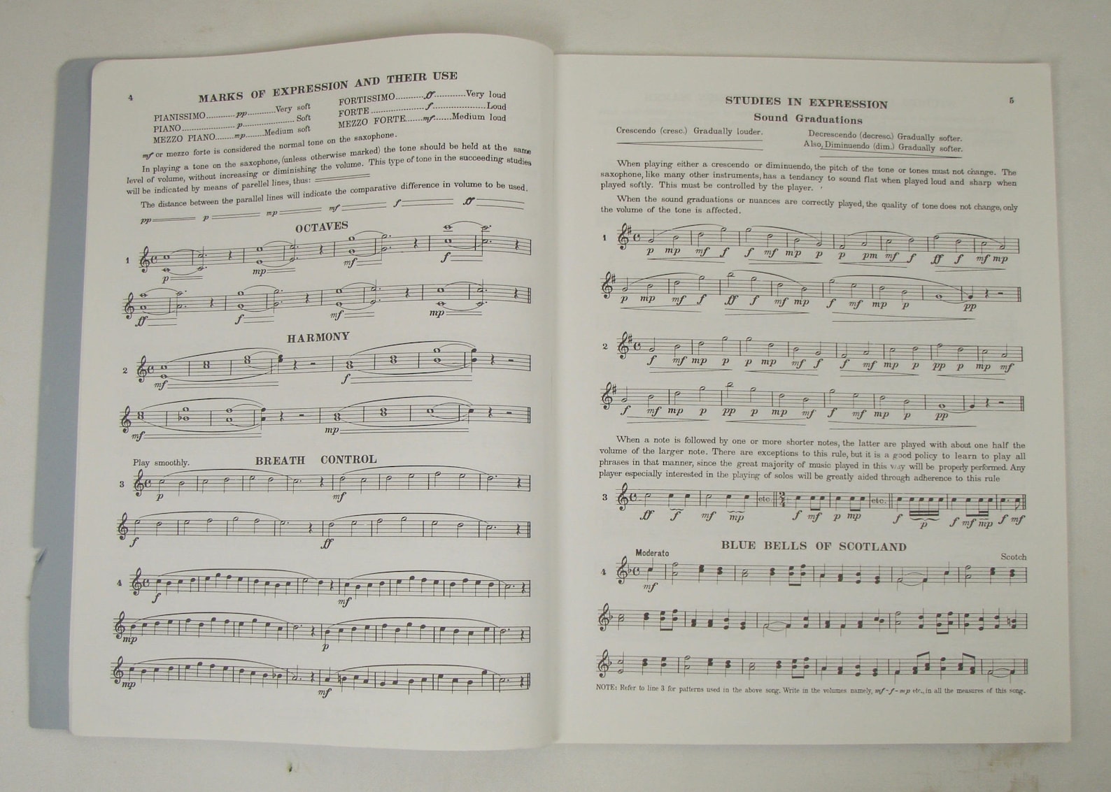 Vintage Music Book Rubank Intermediate Method Saxophone by | Etsy