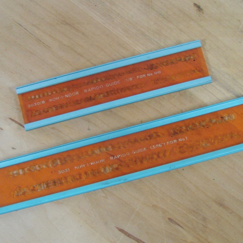 Leroy Lettering Sets - Etsy