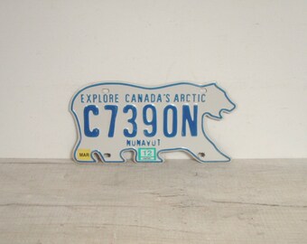 Polar Bear License Plate - Etsy