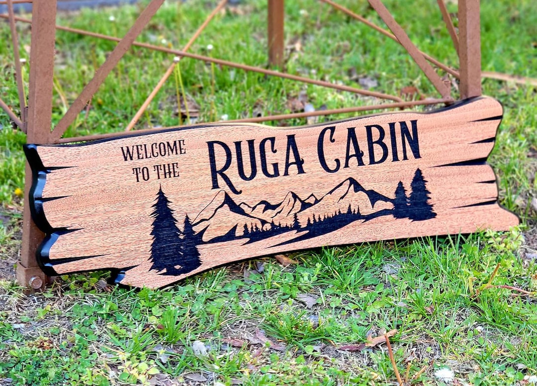 Outdoor Signs, Custom Cabin Signs, Campground Signs, Custom Outdoor ...
