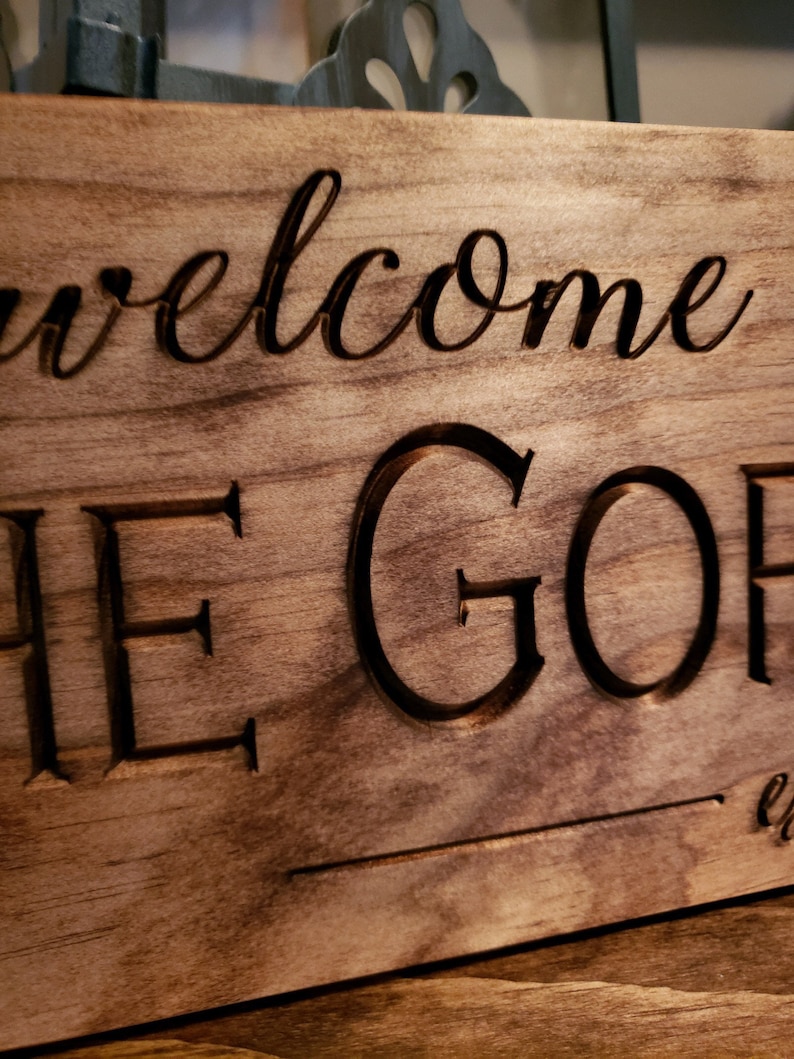 Custom Sign Personalized Rustic Sign Engraved Wood Sign - Etsy