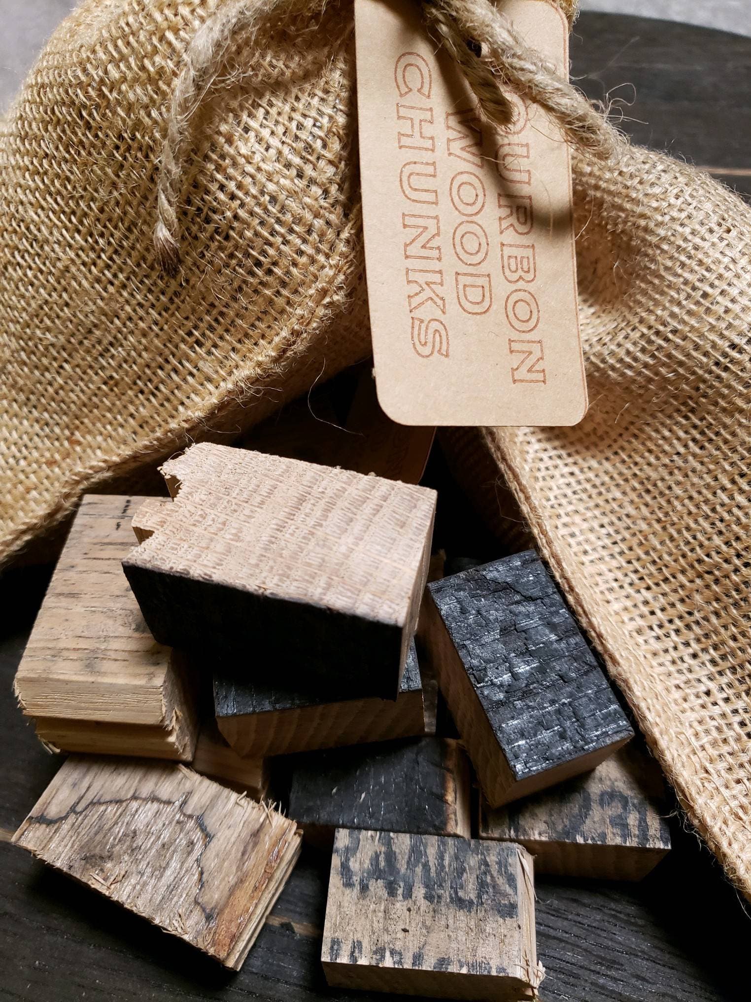 Bourbon Grilling Chunks, Stocking Stuffer, Grill Accessories, Smoker ...