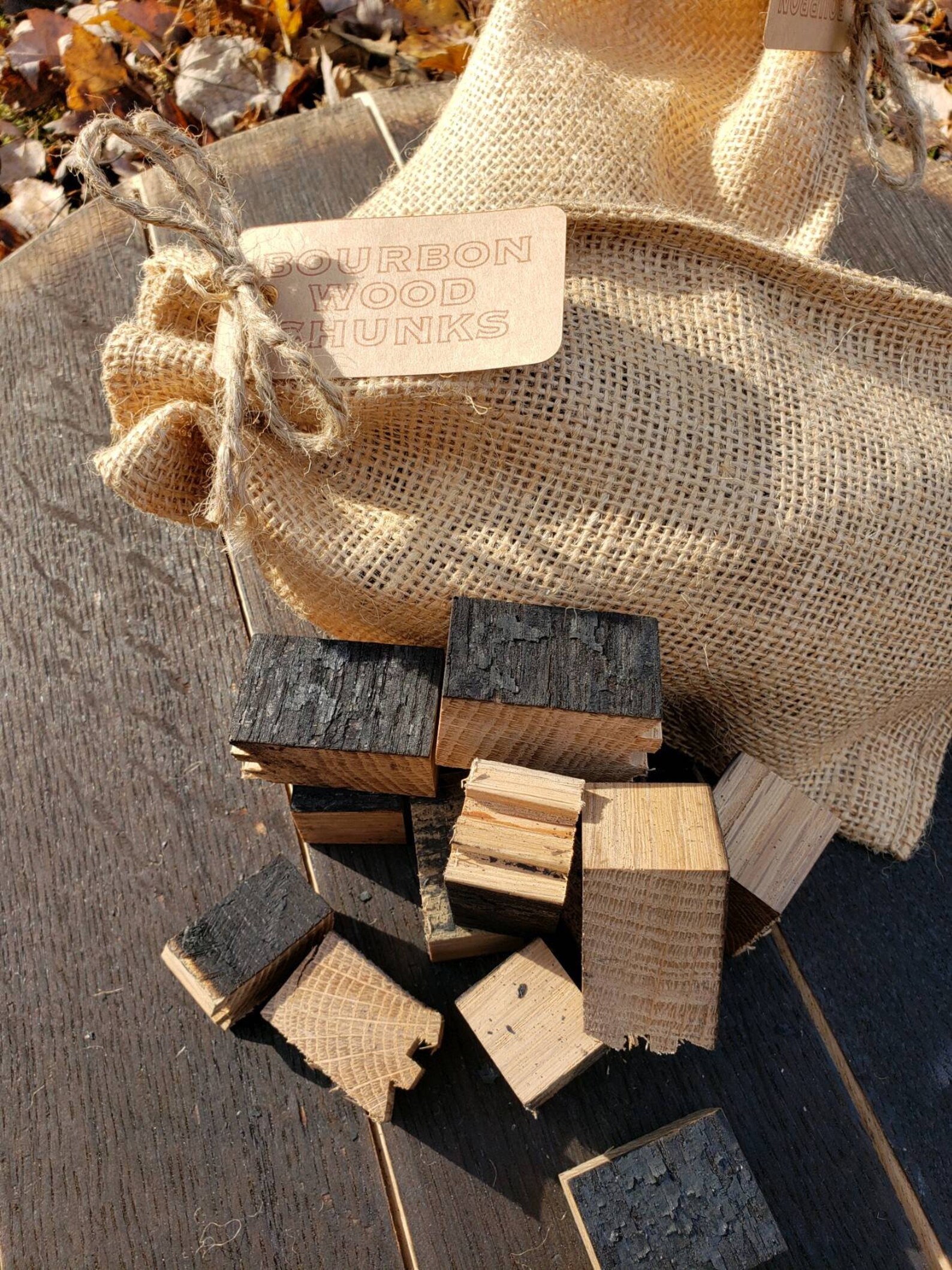 Bourbon Grilling Chunks, Stocking Stuffer, Grill Accessories, Smoker ...