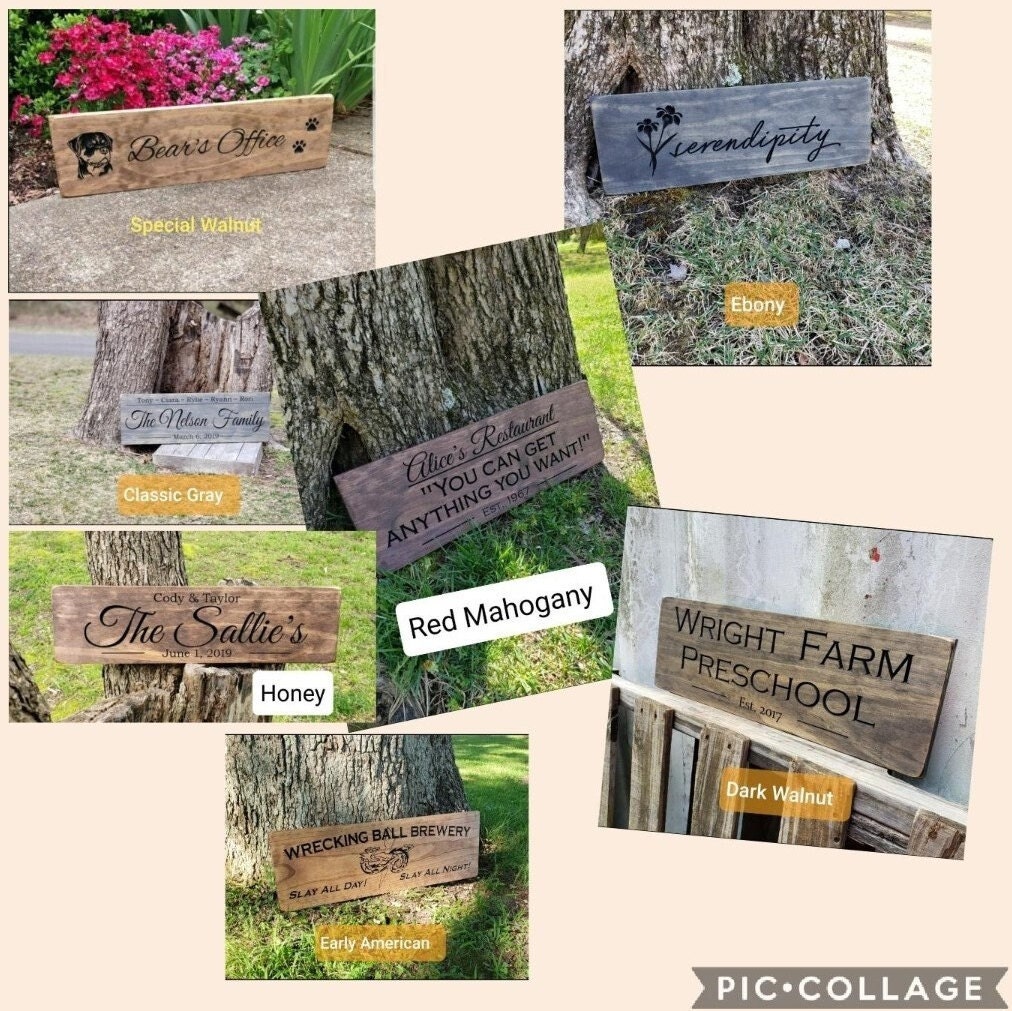 Personalized Horse Sign, Stable, Engraved Wood Sign, Rustic Decor ...