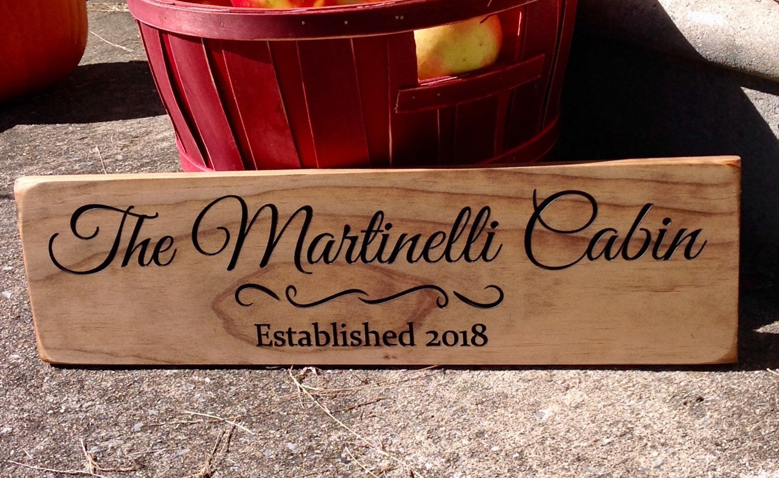 Personalized Family Name Sign Engraved Wood Sign Rustic - Etsy