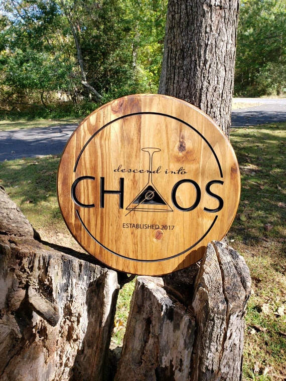 Wood Signs Round Wooden Sign Personalized Sign Family Name - Etsy