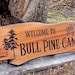 Outdoor Signs, Custom Cabin Sign, Campground Signage, Personalized ...