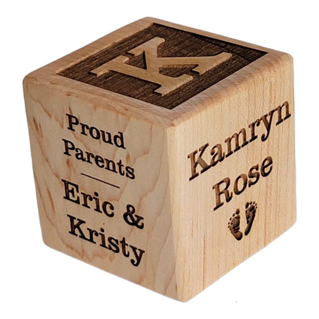 Personalized Baby Block, Baby Stat Block, Baby Boy, Newborn Gift, Birth ...