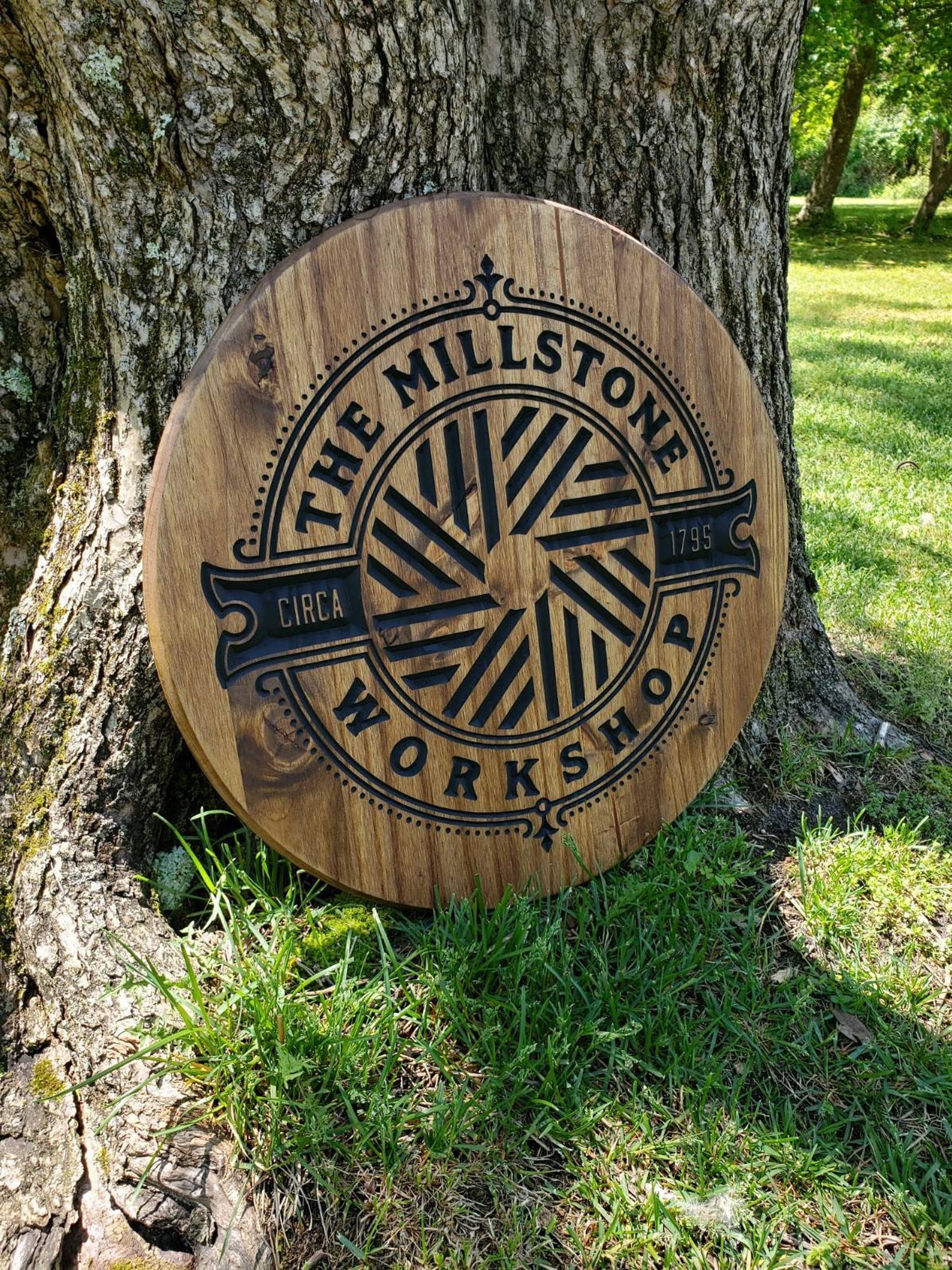 Wood Signs, Round Wooden Sign, Personalized Sign, Family Name Sign ...