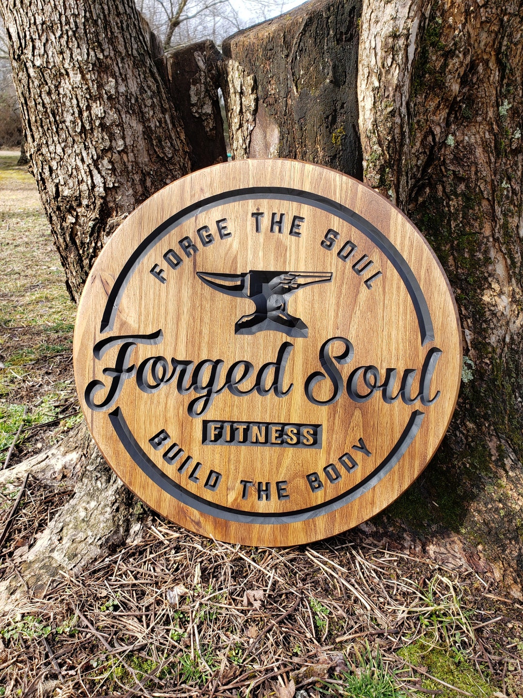Wood Signs, Round Wooden Sign, Personalized Sign, Family Name Sign ...