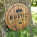 Wood Signs, Round Wooden Sign, Personalized Sign, Family Name Sign ...