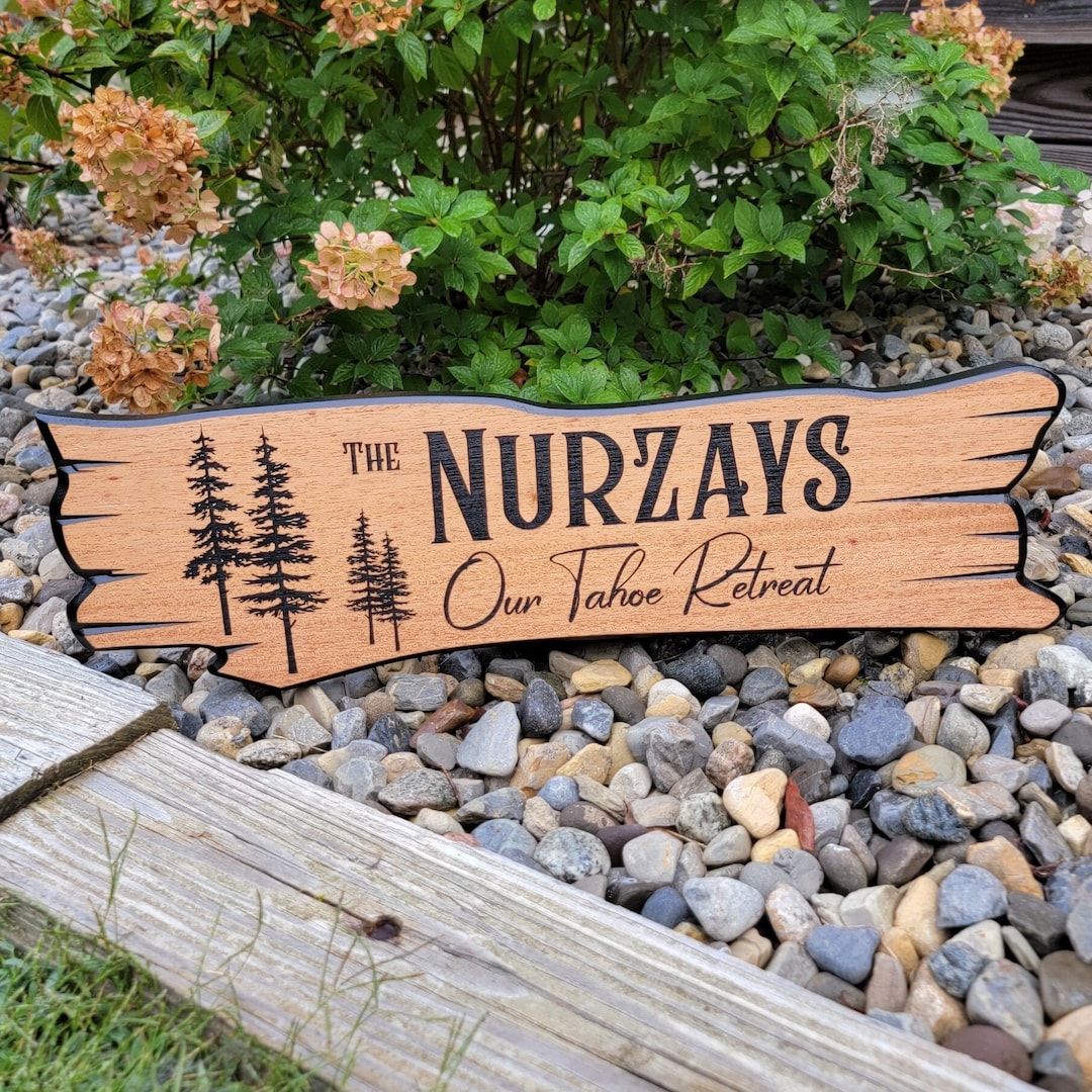 Cabin Signs, Outdoor Signs, Campground Signs, Custom Outdoor Sign, Camp ...